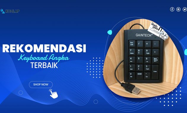 10 Numeric Keypad / Keyboard Angka Terbaik, Input Data Kilat